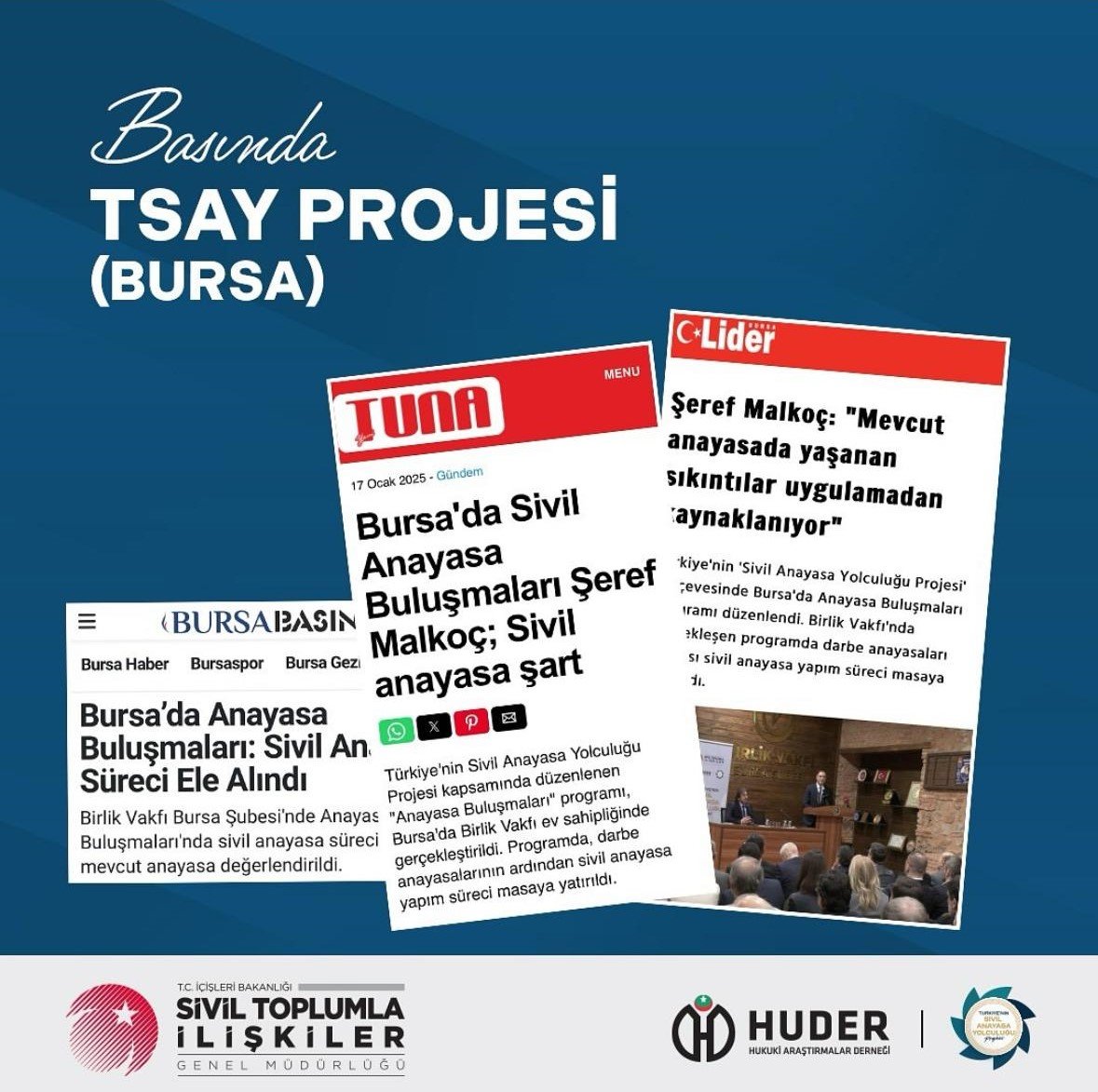 TSAY Projesi Bursa Programı Basında - HUDER